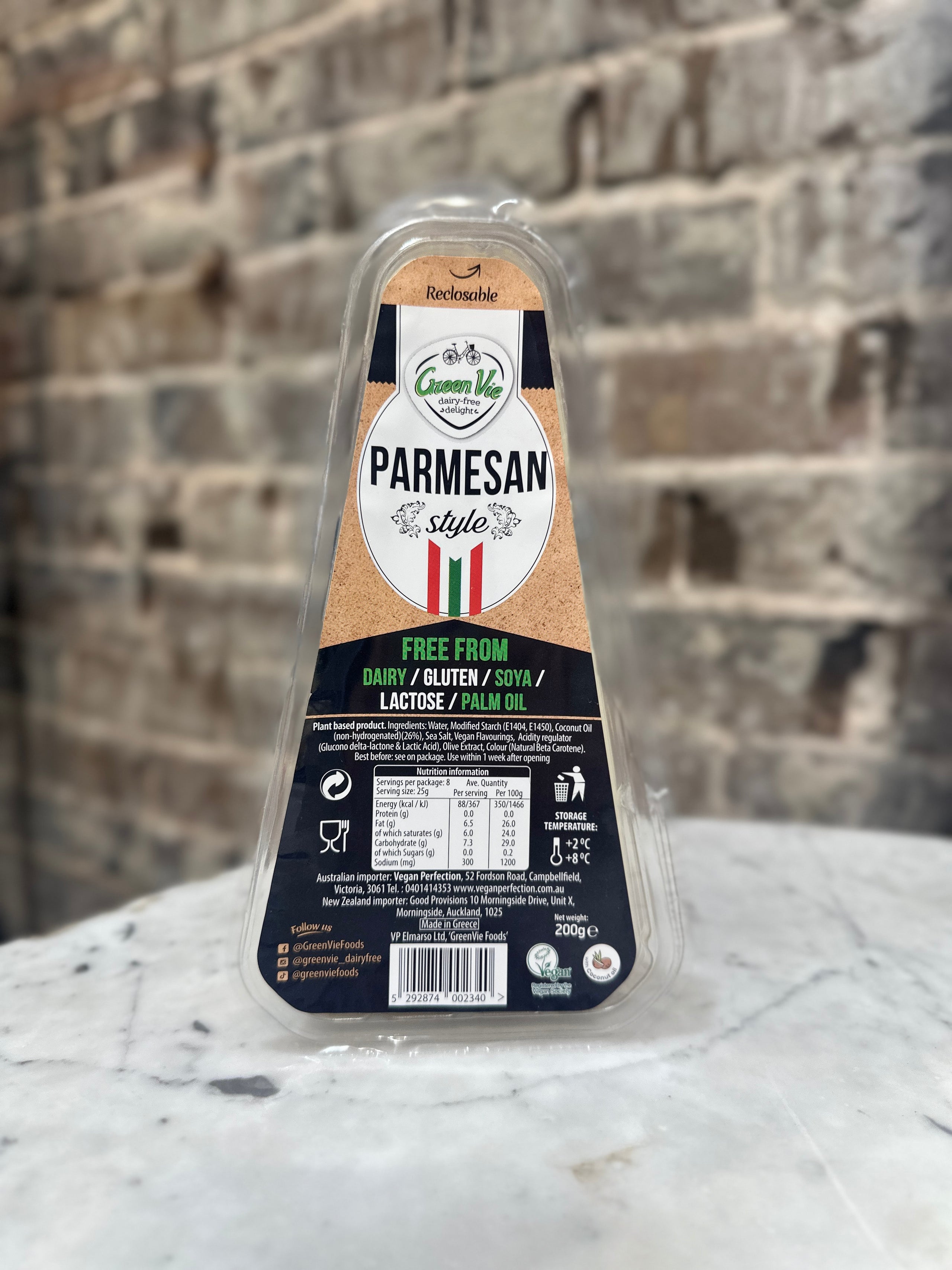 Green Vie Parmesan Block | La Petite Fauxmagerie